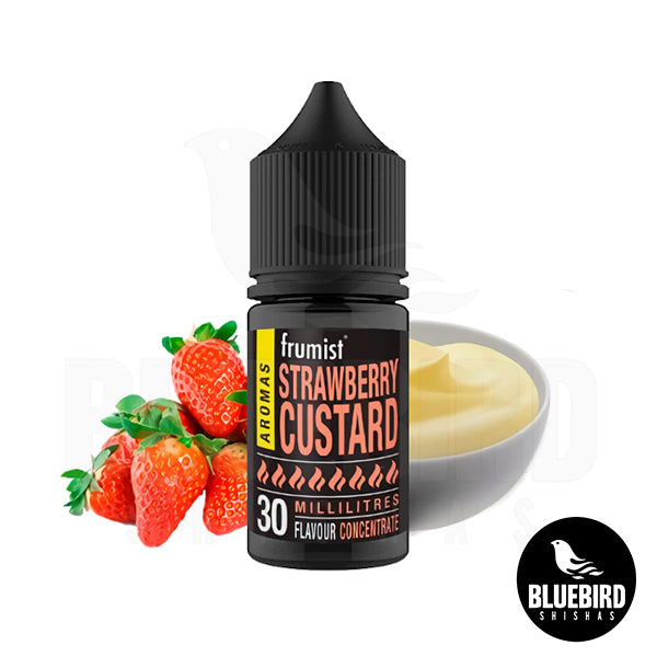 FRUMIST STRAWBERRY CUSTARD AROMA - 30ML - 0% – BLUEBIRD SHISHAS